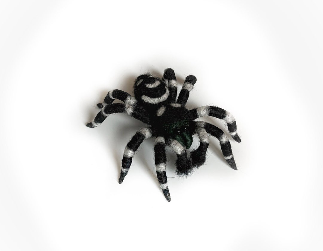 Realistic Bold Jumping Spider, Needle Felted Wool Halloween Decor - Etsy