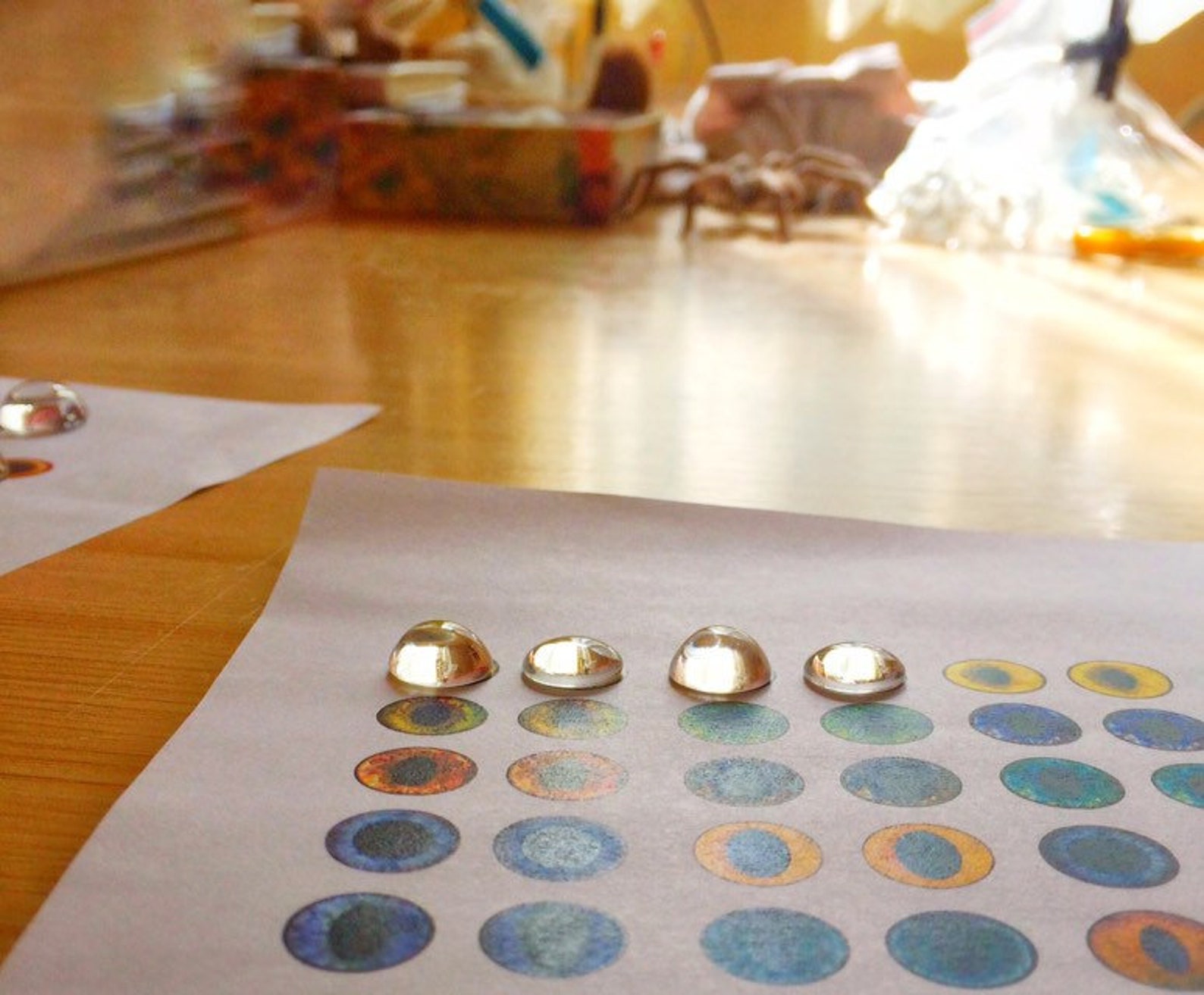 Printable Color Animal Eyes Collage Sheet to Handmade Dolls - Etsy