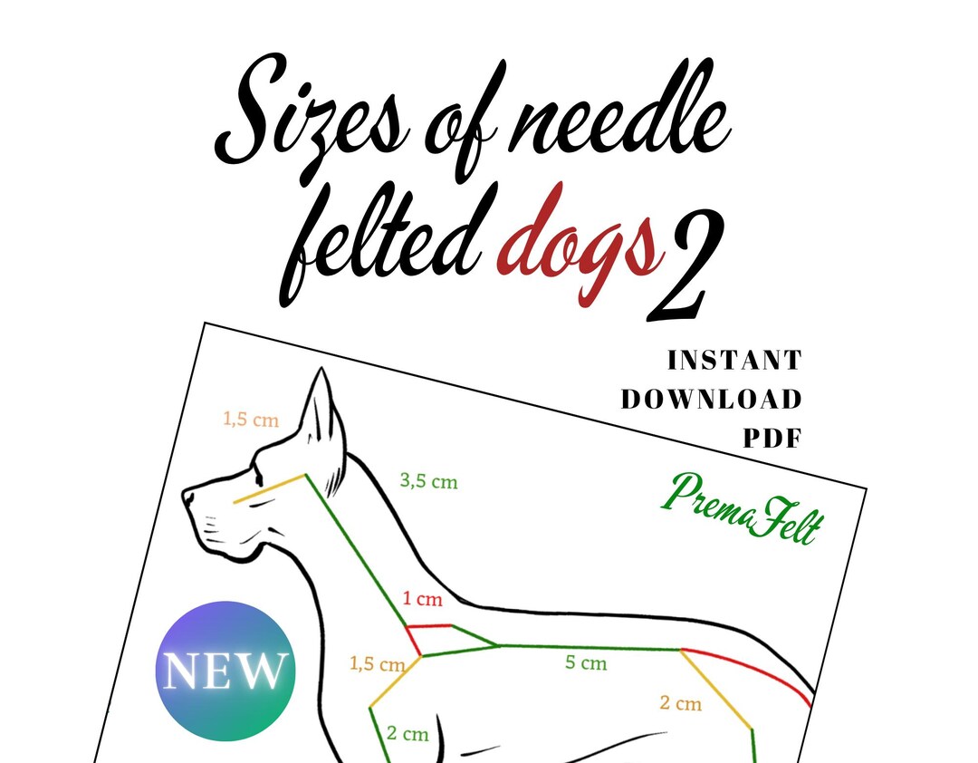 Wire Armature Sizes & Ratios of Needle Felted DOGS Guide Part 2 (PDF ...