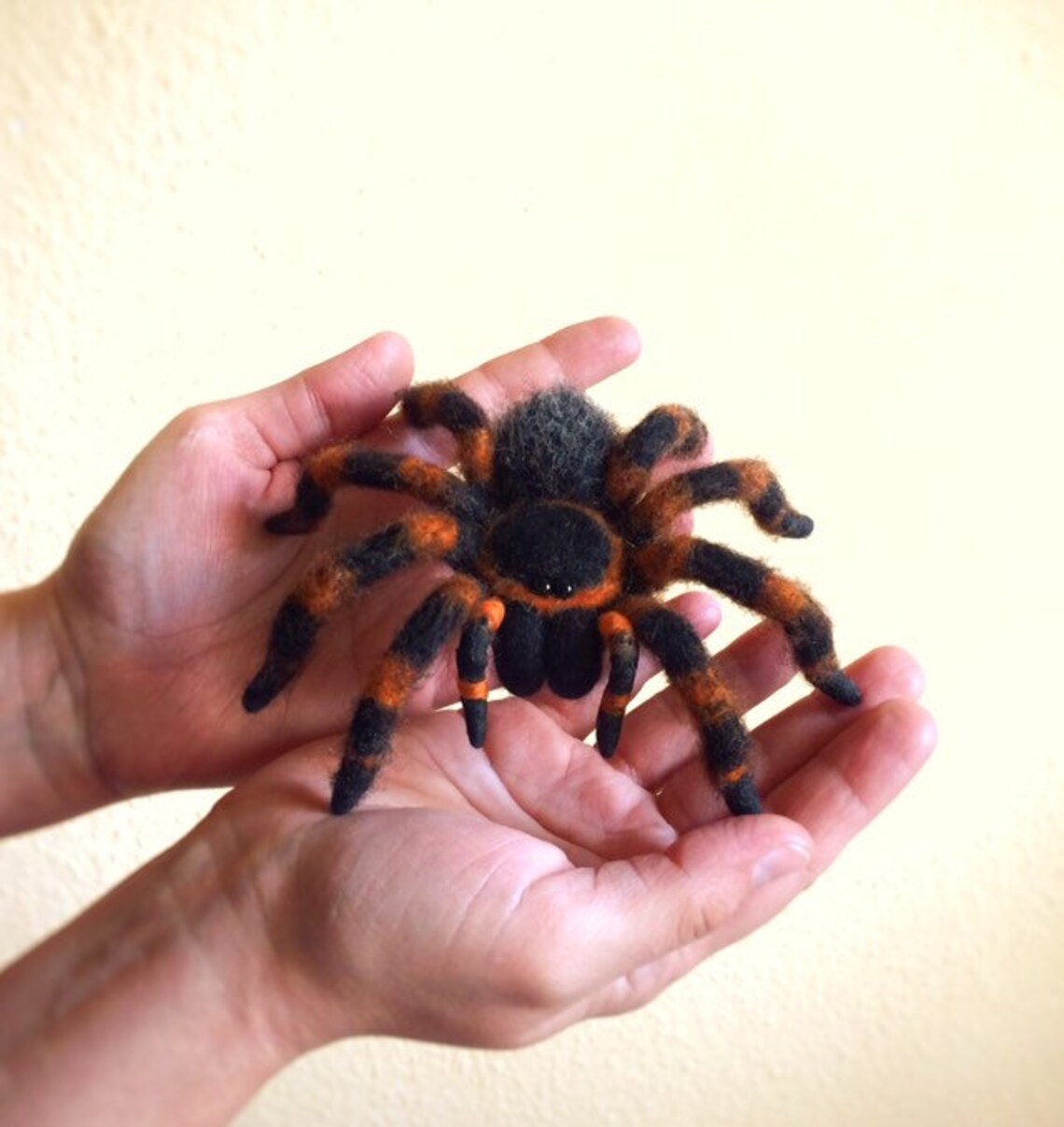 Handmade Wool Tarantula Spider Needle Felted Creepy Halloween - Etsy