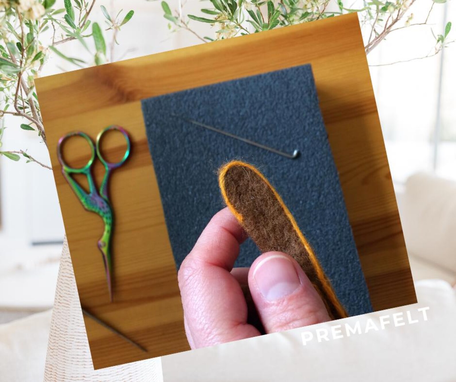 Needle Felted Bird Wings & Tail Craft Tutorial: Wool Wings Making Guide ...