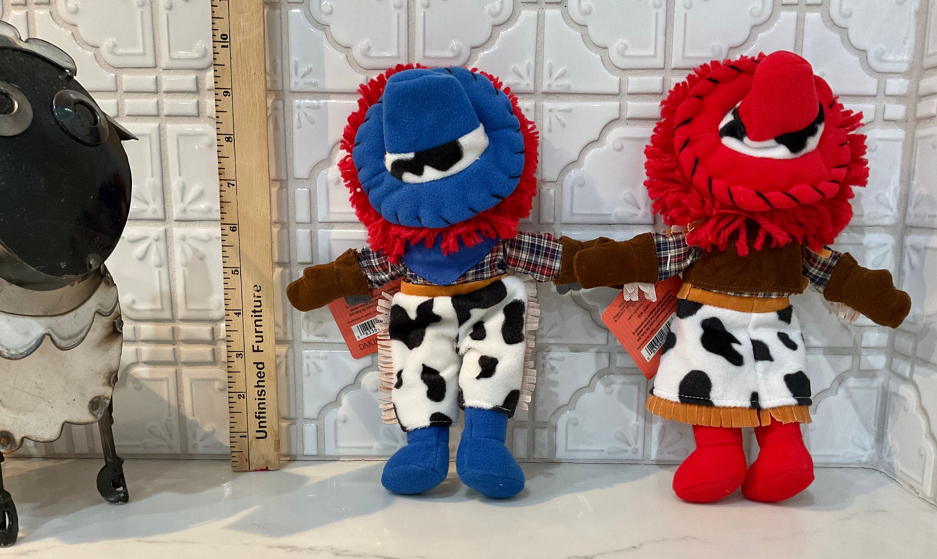 10 Inch Cowboy Raggedy Ann and Andy With Tags - Etsy