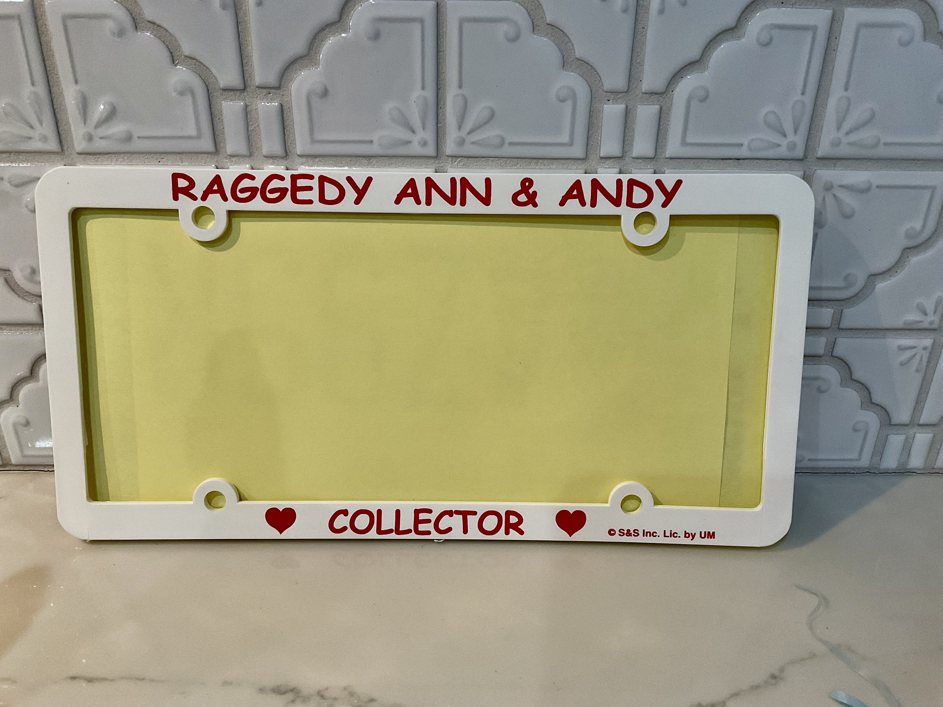 Raggedy Ann & Andy License Plate Holder - Etsy