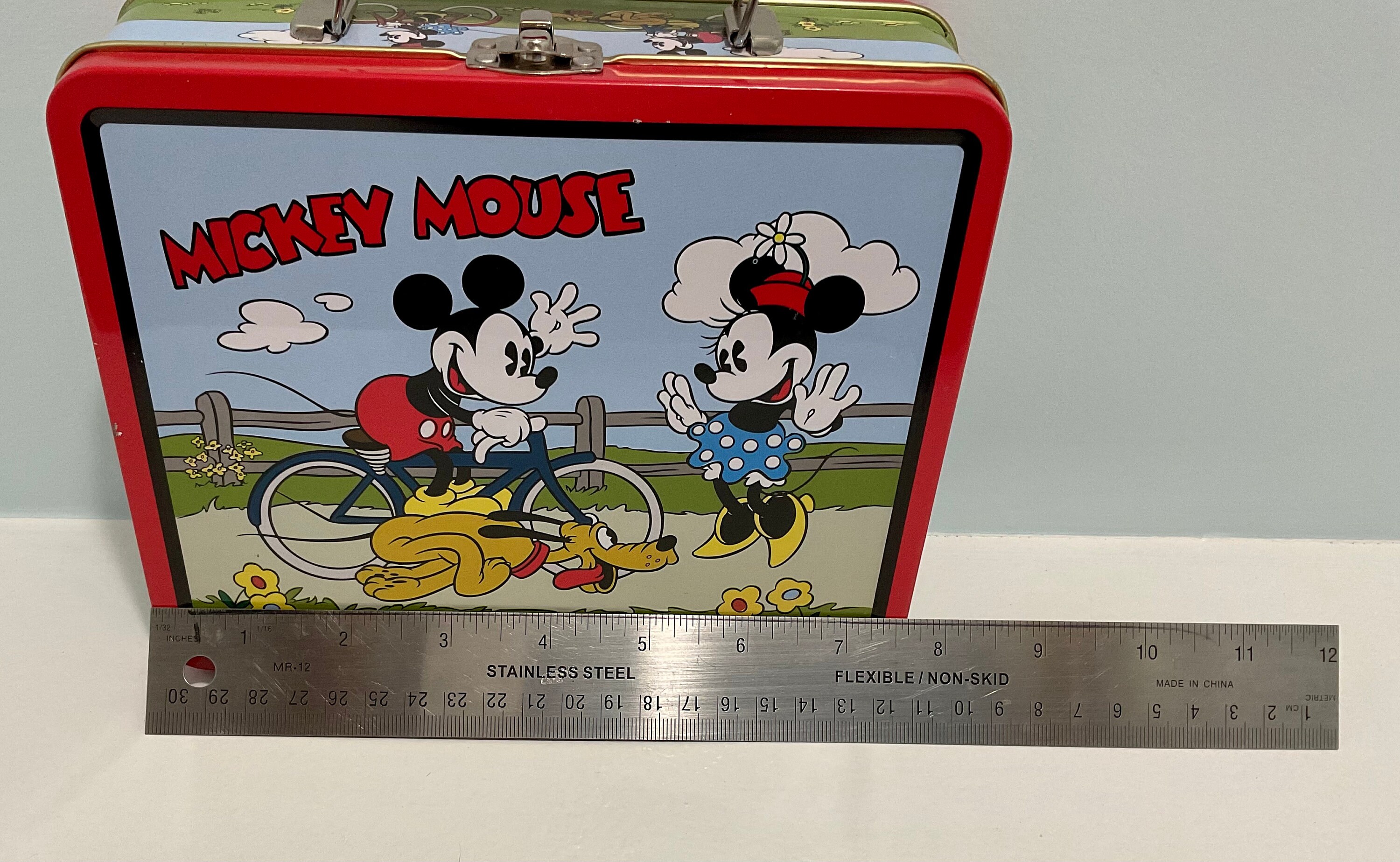 Mickey and Minnie Mouse Cute Metal Tin Lunchbox - Etsy