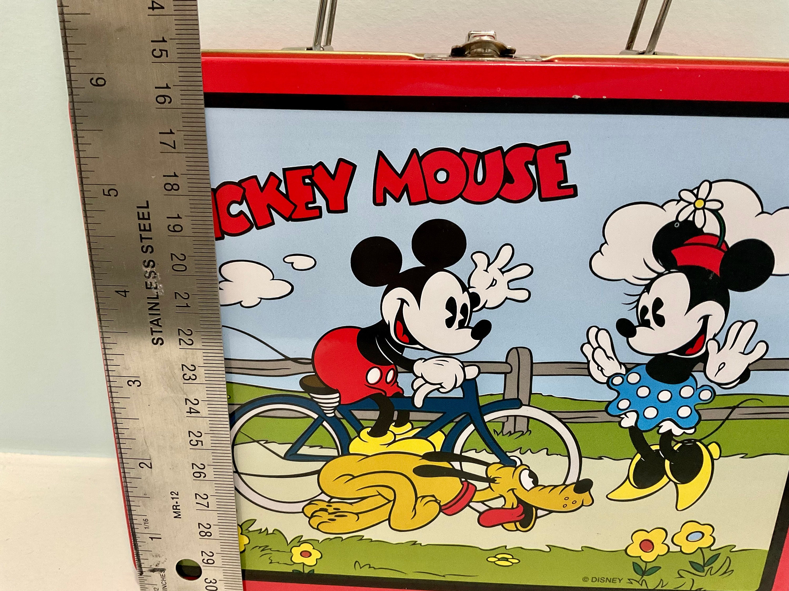Mickey and Minnie Mouse Cute Metal Tin Lunchbox - Etsy