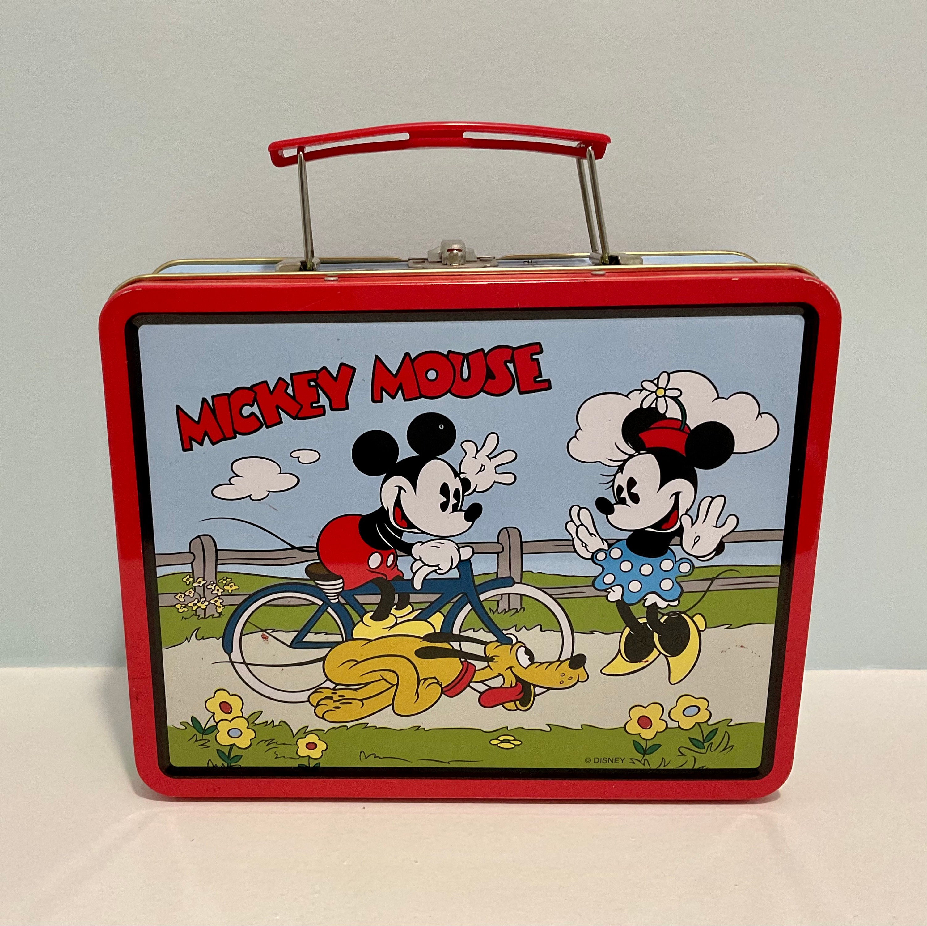 Mickey and Minnie Mouse Cute Metal Tin Lunchbox - Etsy
