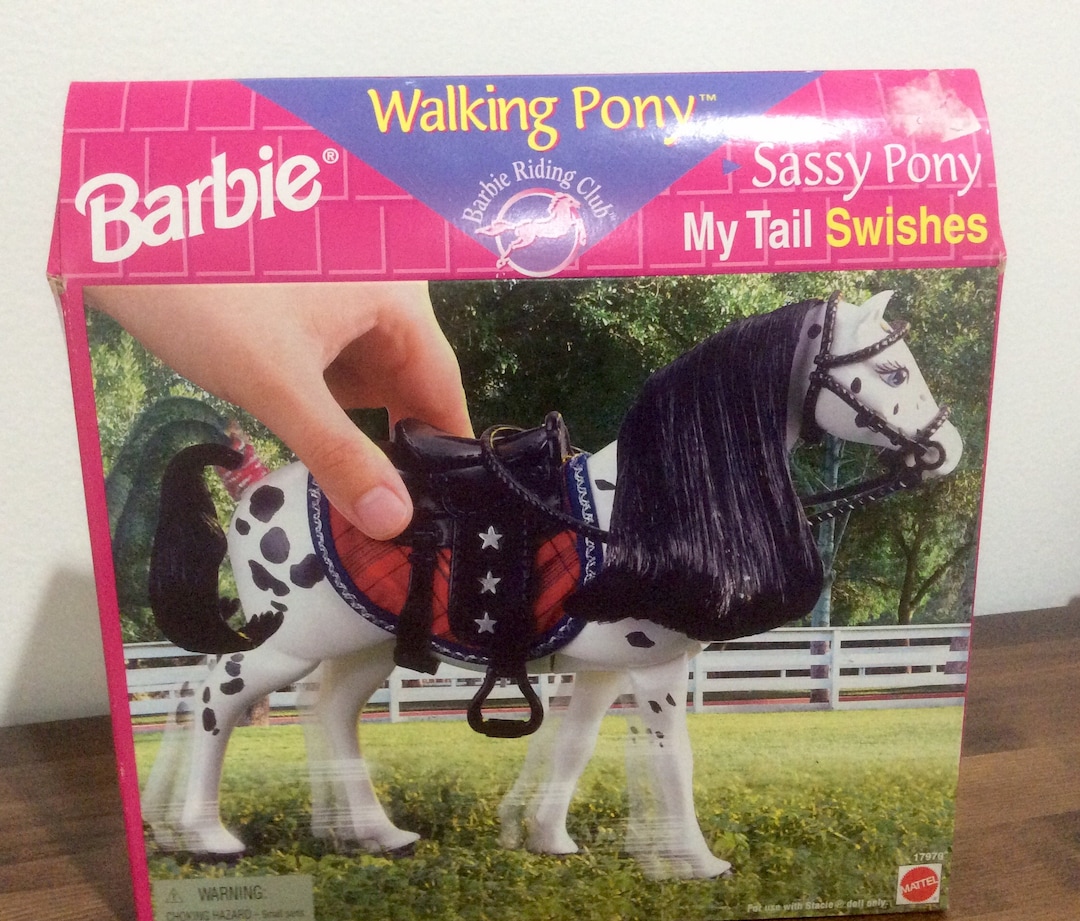 Barbie Sassy Pony RARE New Old Stock From 1997 "my Tail Swishes" - Etsy