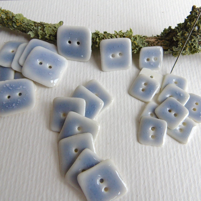 Porcelain Buttons - Etsy