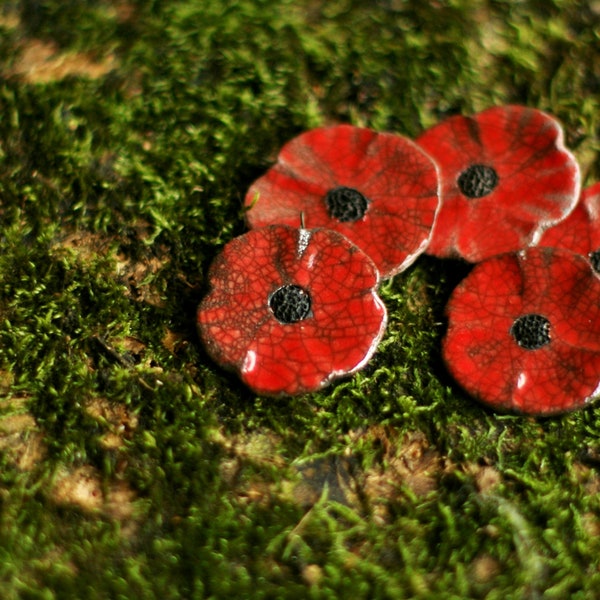 Ceramic Poppy - Etsy