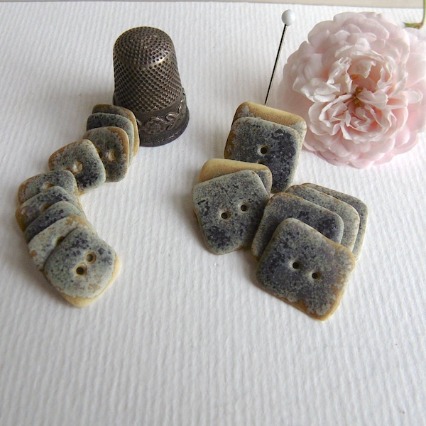 Square Buttons - Etsy