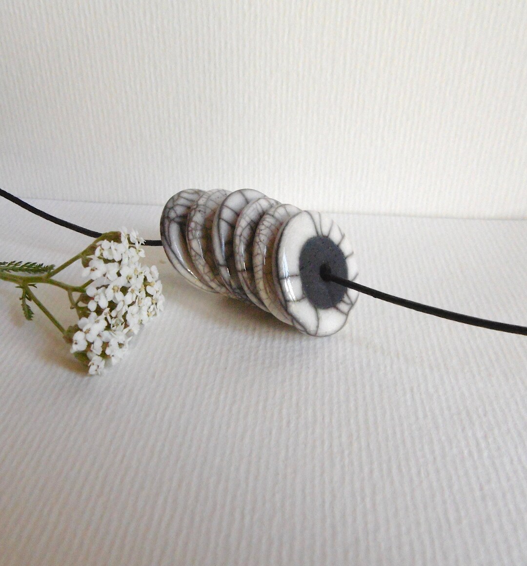TERRACOTTA BEADS White Raku Discs Several Sizes to Choose - Etsy