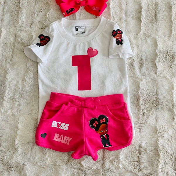 Boss Baby Short Set - Etsy