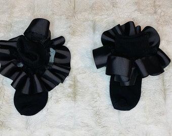 Pink Ruffle Socks | Etsy