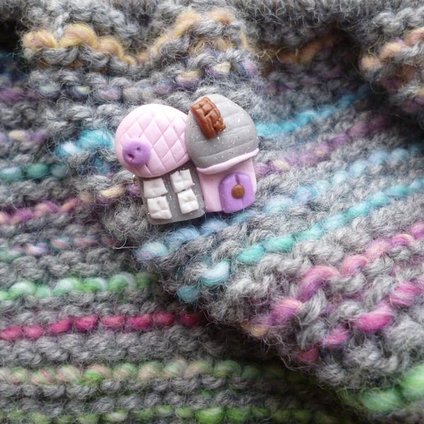 Handmade Fimo Button - Etsy