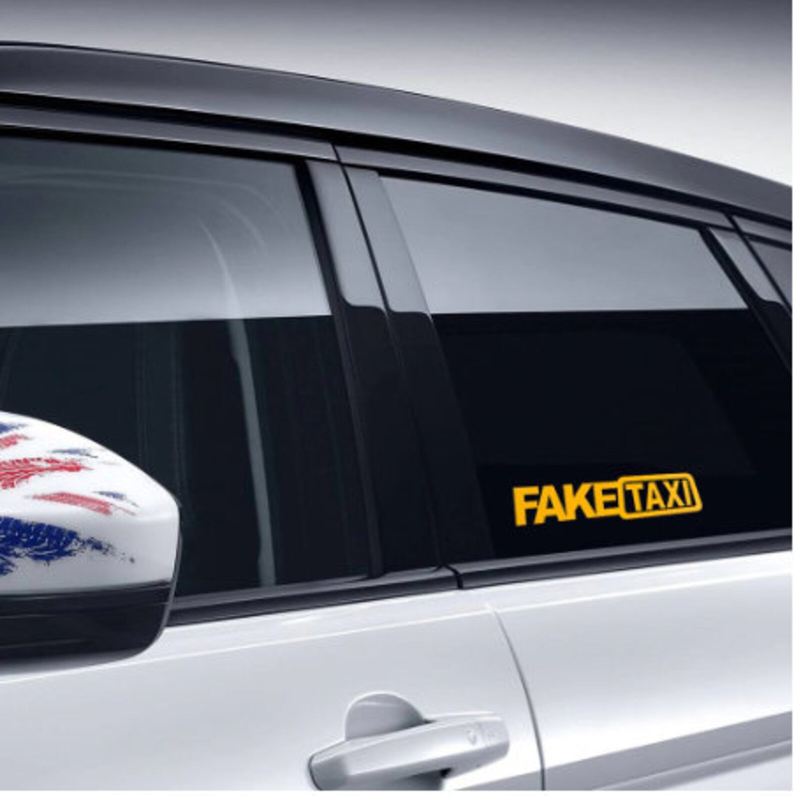 Car Window Stickers Fake Taxi Decal Sticker Logo Graphics Bumper Window ...