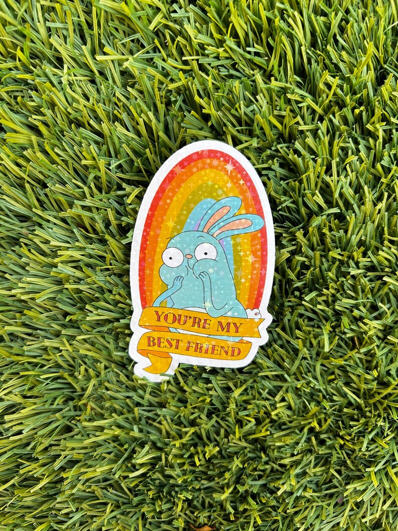 Barry Buns Bunny Sticker: Kiff Fan Art, Glossy or Holographic - Etsy