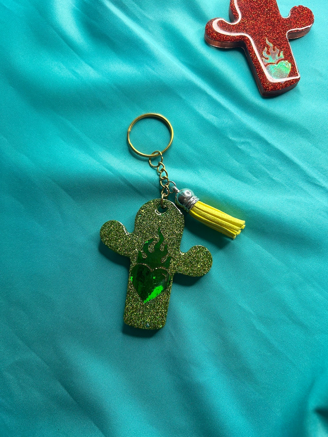 Desert Theme Keychains | Choose Saguaro or Arizona State | Custom ...