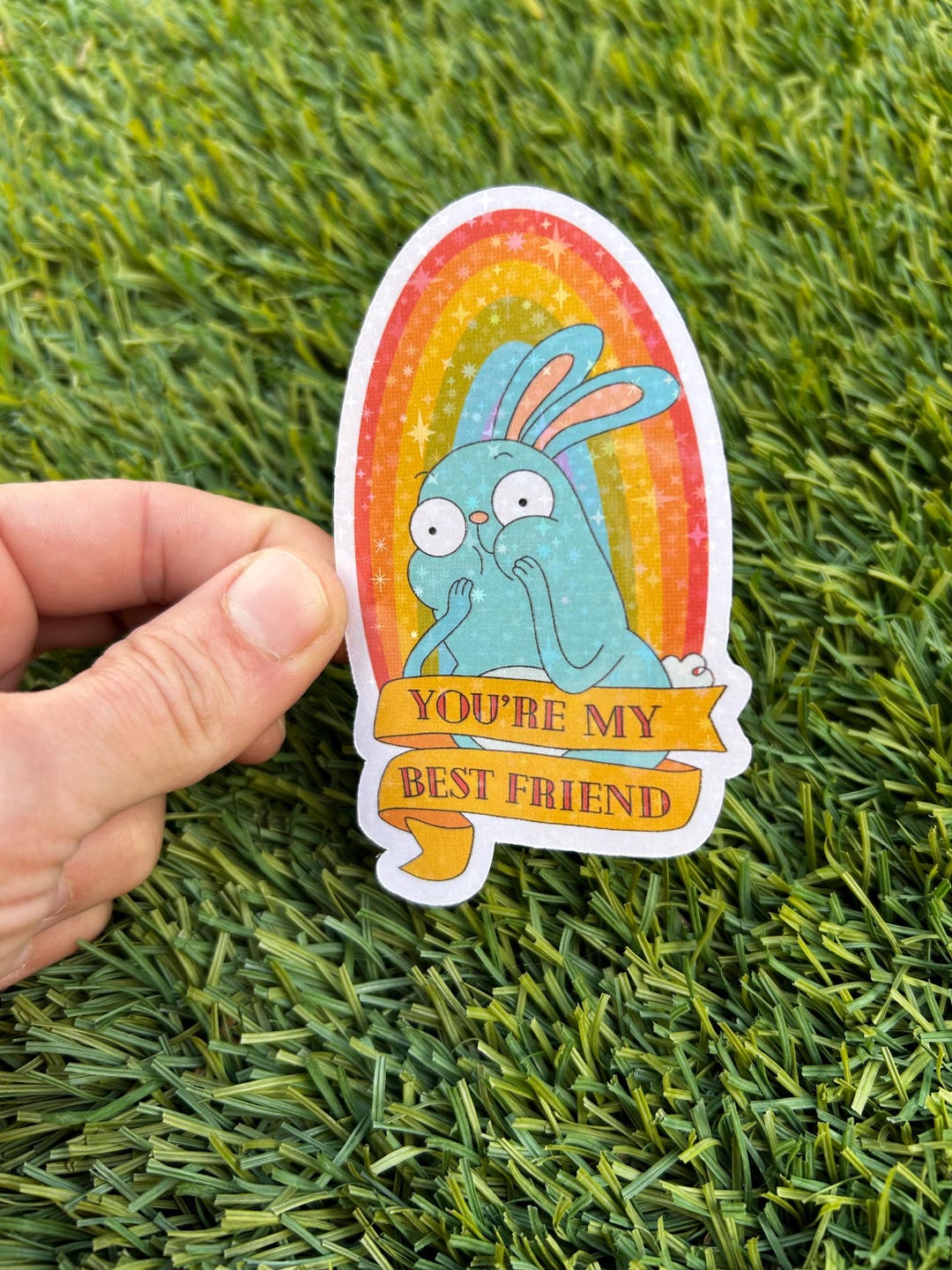 Barry Buns Bunny Sticker: Kiff Fan Art, Glossy or Holographic - Etsy