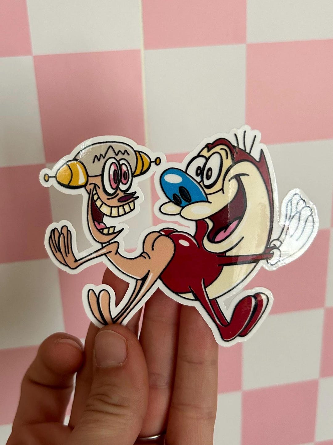 Ren and Stimpy Friends Fan Art Sticker, Magnet or Tattoo | Choose Your ...