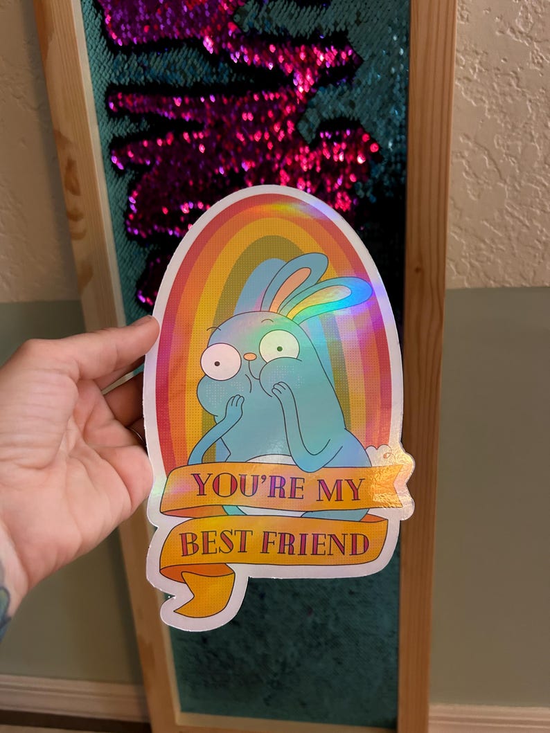 Barry Buns Bunny Sticker: Kiff Fan Art, Glossy or Holographic - Etsy