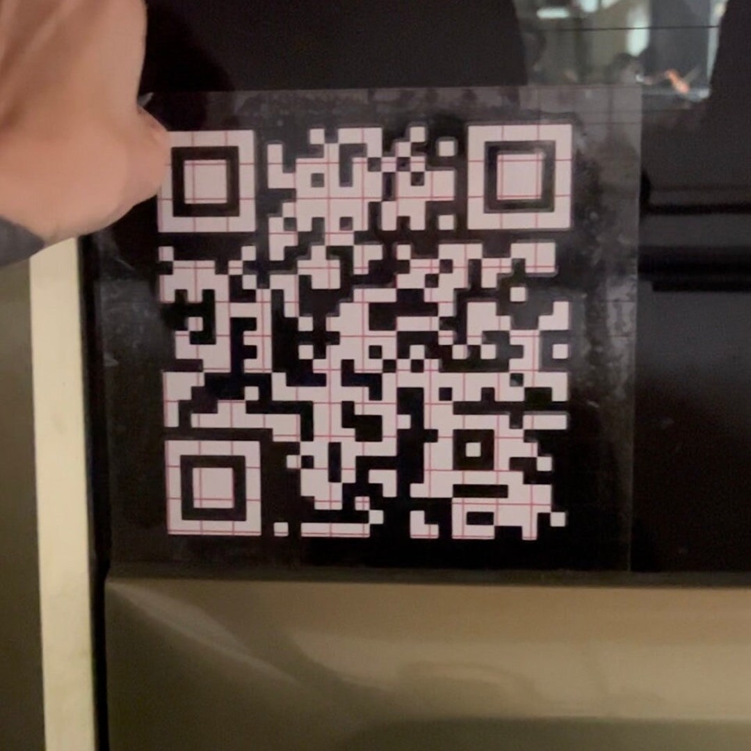 Custom Website QR Code Decal Personalized Marketing Tool - Etsy