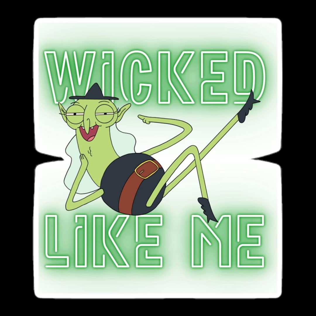 Helen Kiff Fan Art Wicked Like Me Sticker, Tattoo or Magnet Glossy or ...