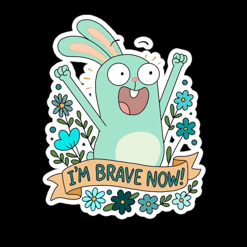 Kiff Fan Art Sticker/magnet: Barry Buns Bunny - Glossy or Holographic ...