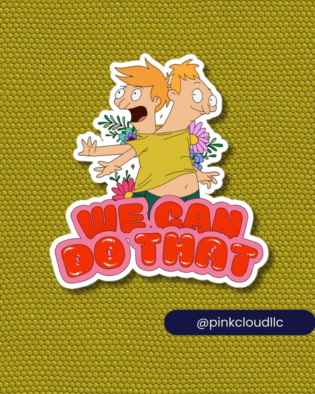 Andy and Ollie Sticker | We Can Do That | Twins | Bobs Burgers Fan Art ...