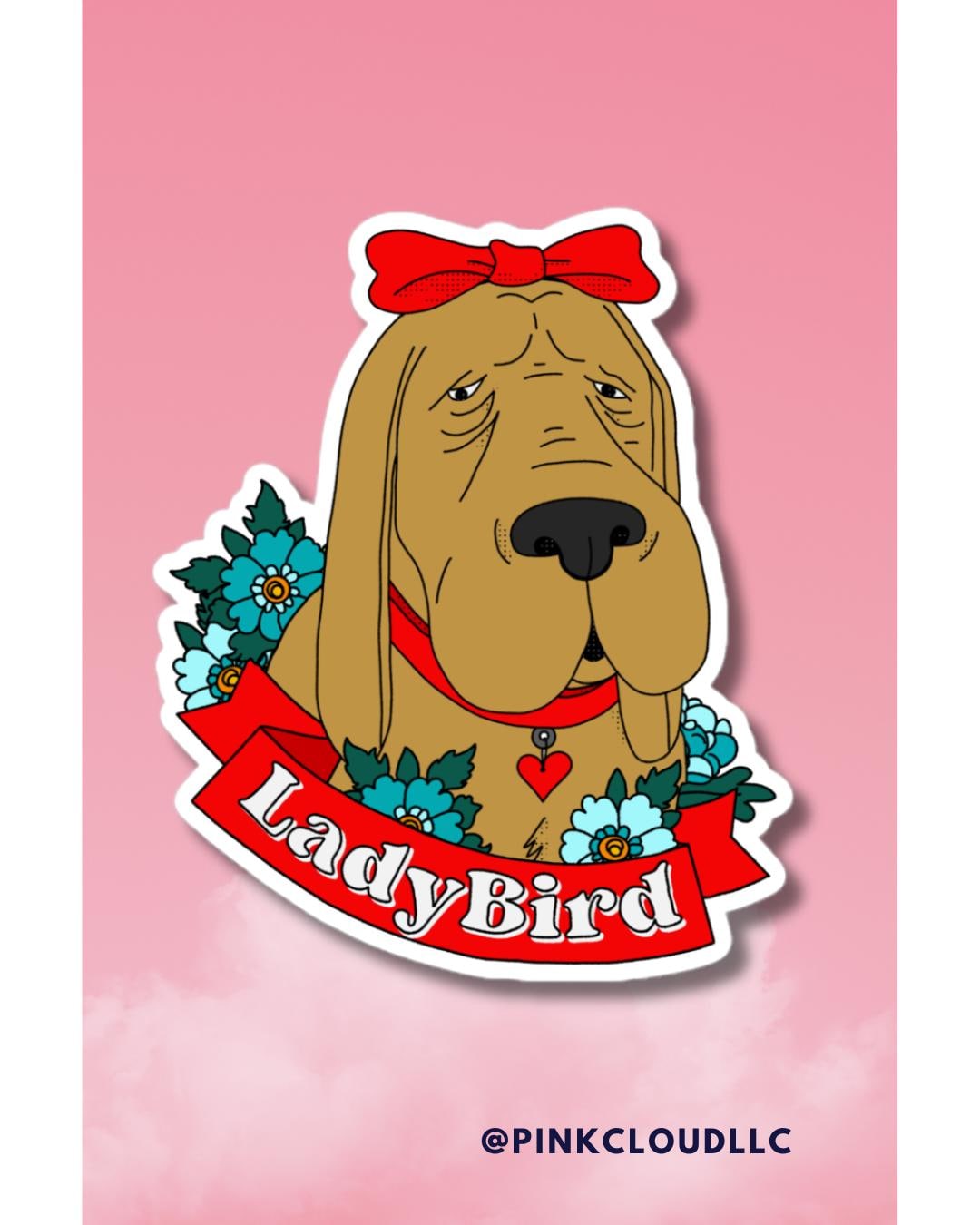 Ladybird Hill Nostalgic TV Sticker, Magnet or Tattoo | Bloodhound Dog ...