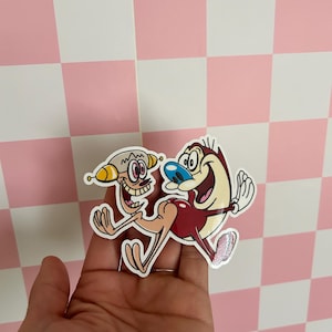 Ren and Stimpy Friends Fan Art Sticker, Magnet or Tattoo | Choose Your ...