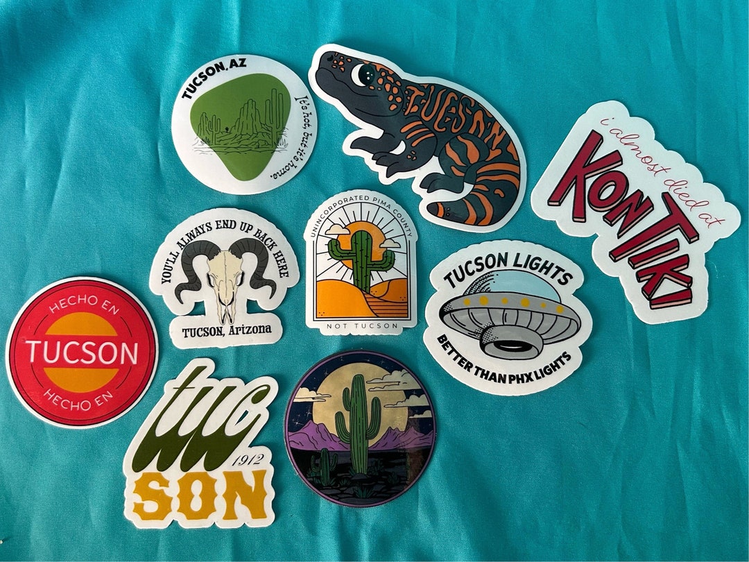 Arizona Sticker Pack | Choose Pack Size |finish, Designs and Sizes Vary ...