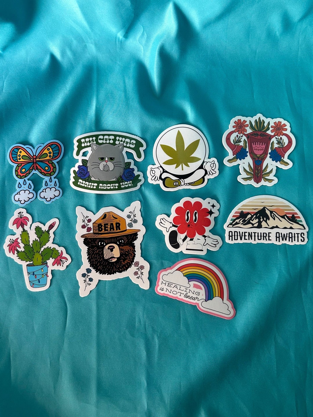 Nature Sticker Pack Choose Your Size Pack Finishes, Designs and Sizes ...