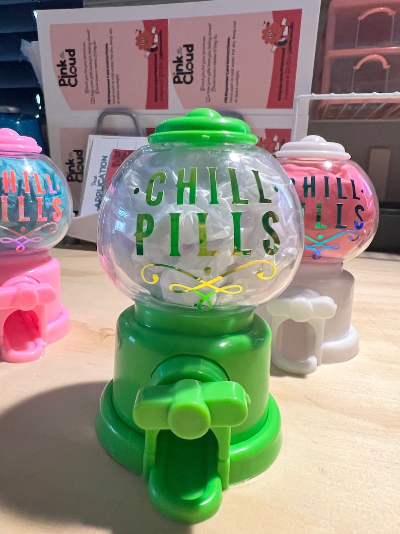 Chill Pills Dispenser: Custom Phrase Candy Pill Holder - Etsy