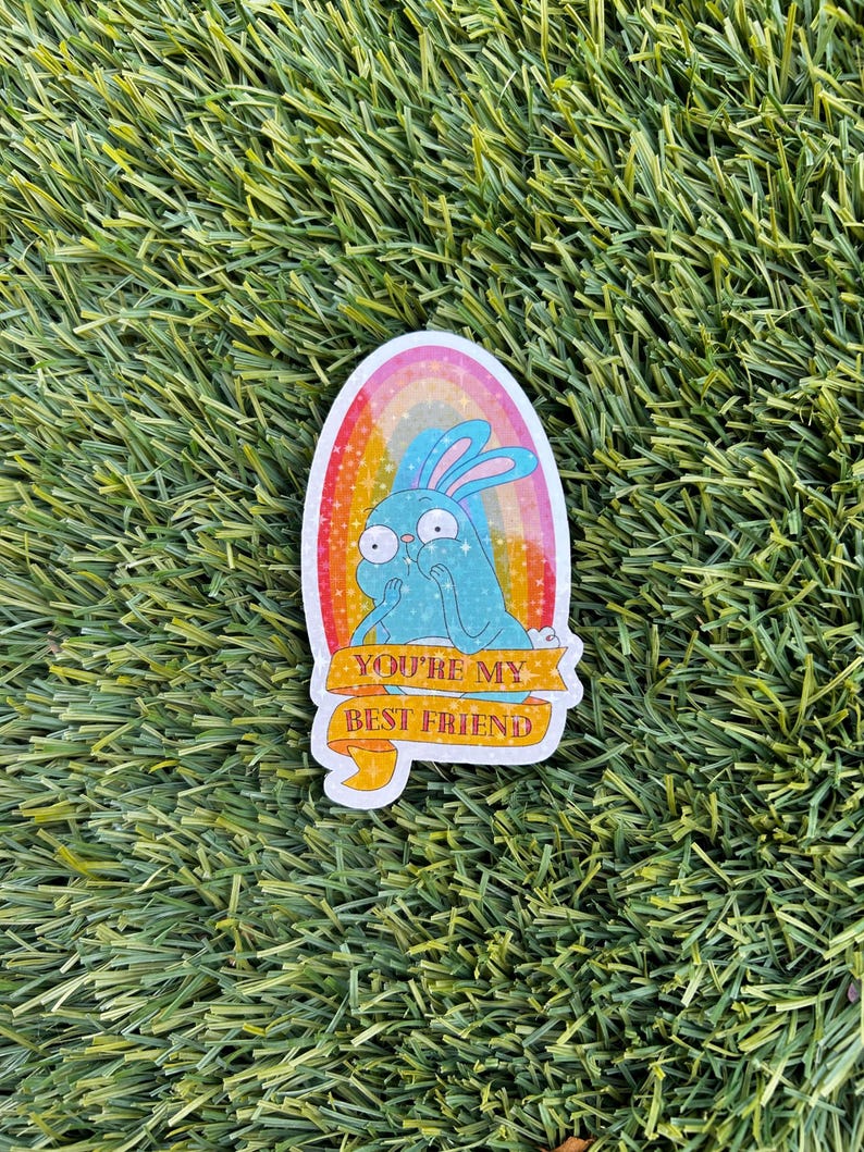Barry Buns Bunny Sticker: Kiff Fan Art, Glossy or Holographic - Etsy