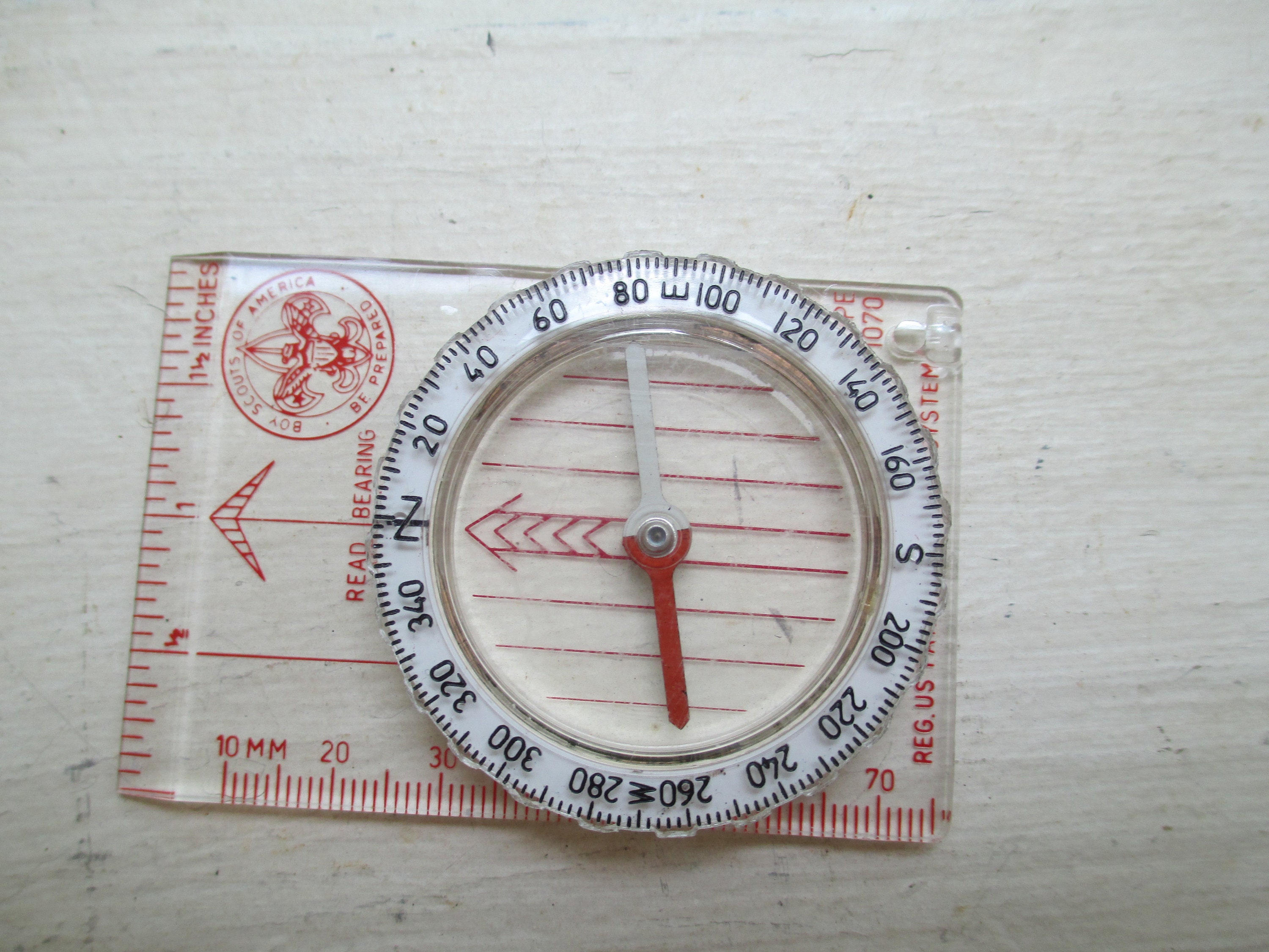 Boy Scout Polaris Compass Silva System Compass Mid Century - Etsy