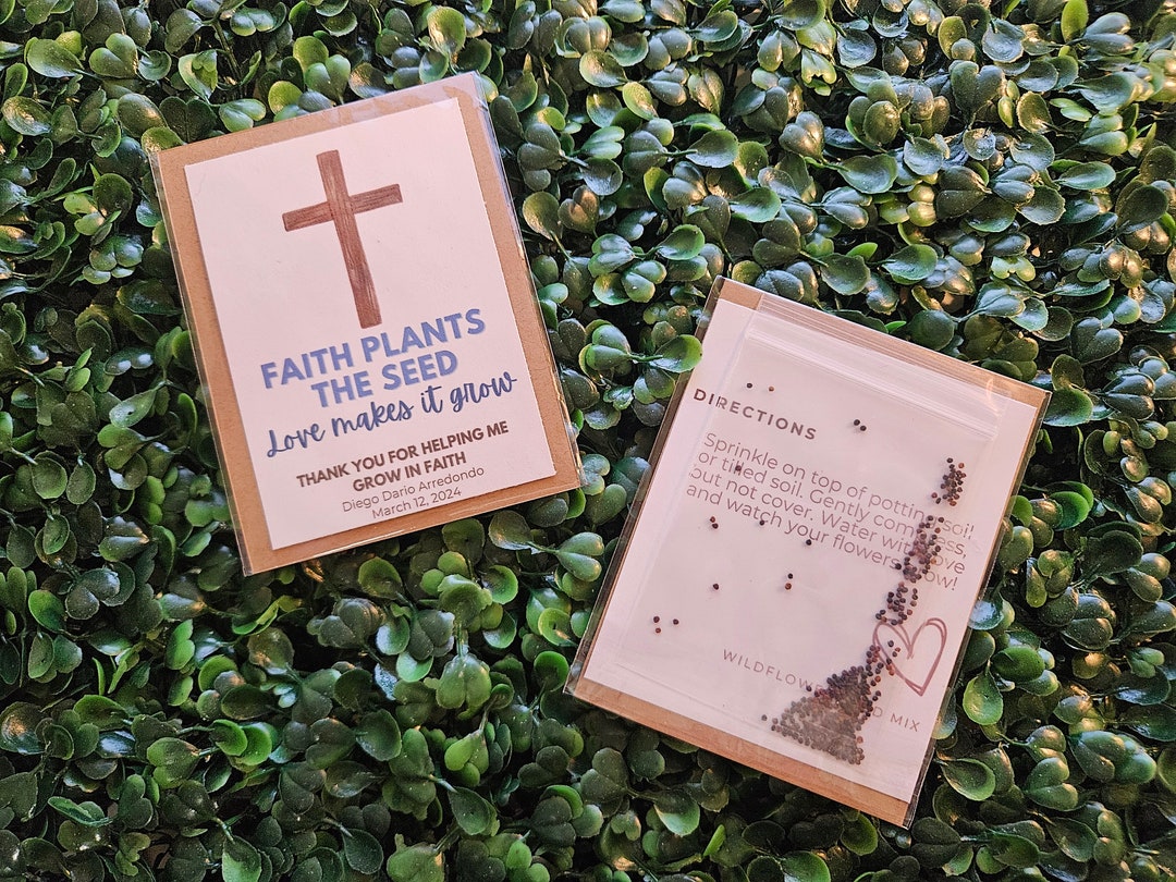 Baby Dedication First Baptism Communion Party Favor Set of 24 ...