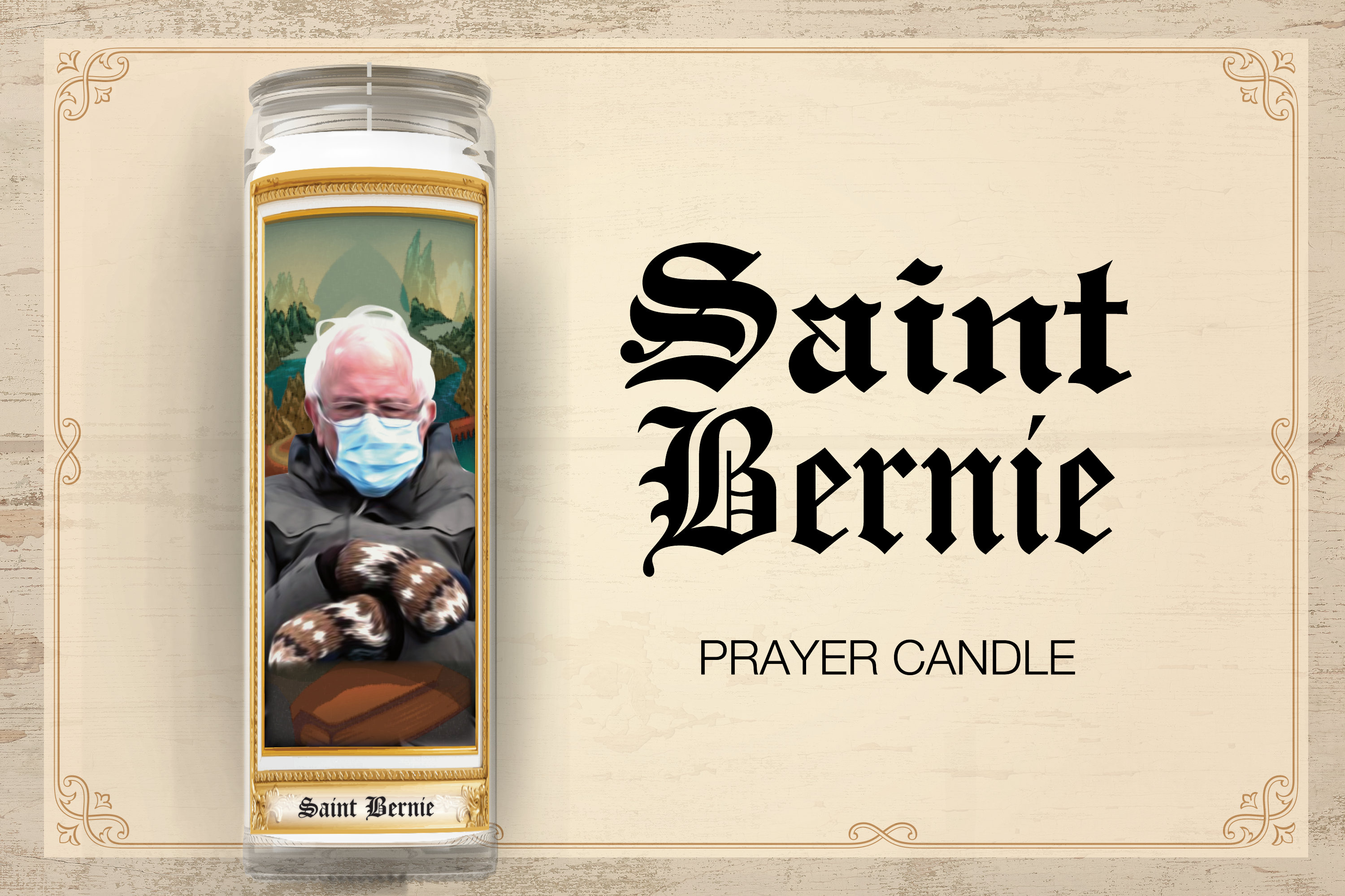 Saint Bernie Sanders Progressive Prayer Candle Bernie | Etsy