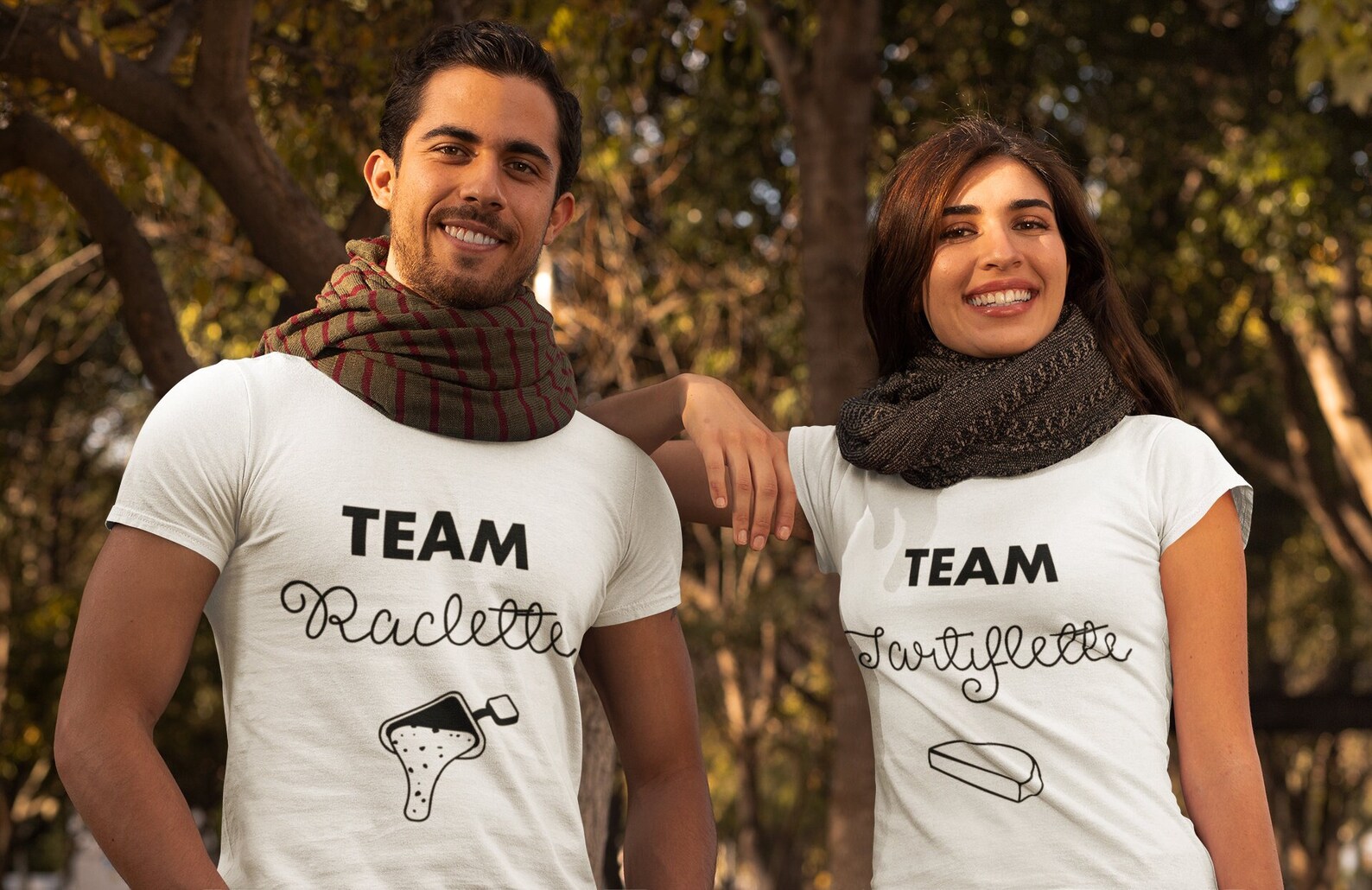 Tee shirt humour team raclette team tartiflette tee shirt - Etsy France