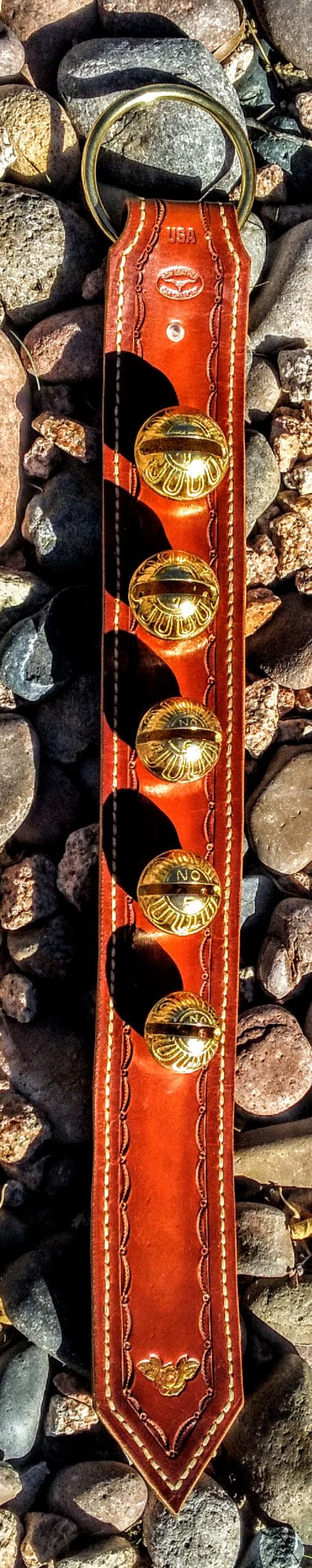 Solid Brass 4 Sleigh Bells Hanger - Etsy