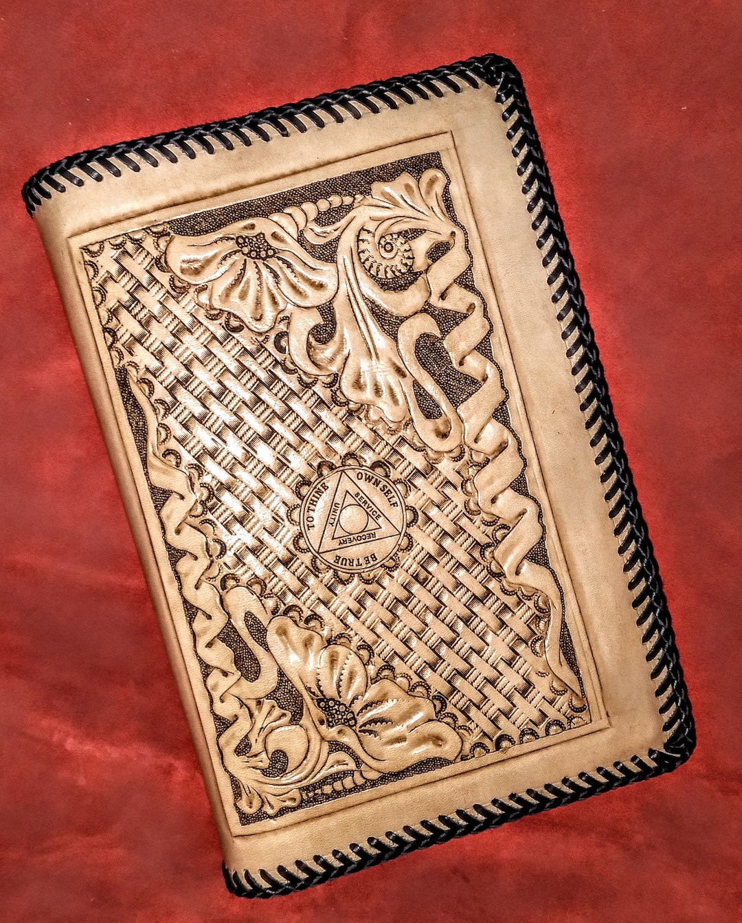 AA Standard Big Book Cover FREE Personalization and Sobriety Date Ready ...