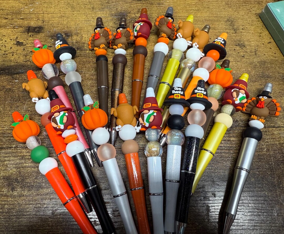 Thanksgiving Beaded Pens - Etsy