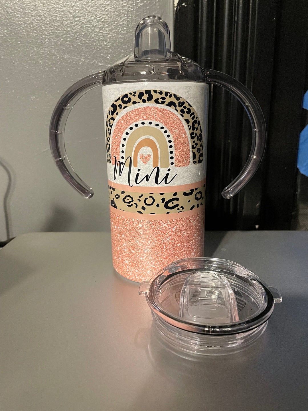 12oz Pink Mini Sippy Cup/tumbler - Etsy