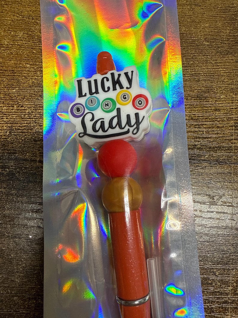 Bingo Beaded Pens - Etsy