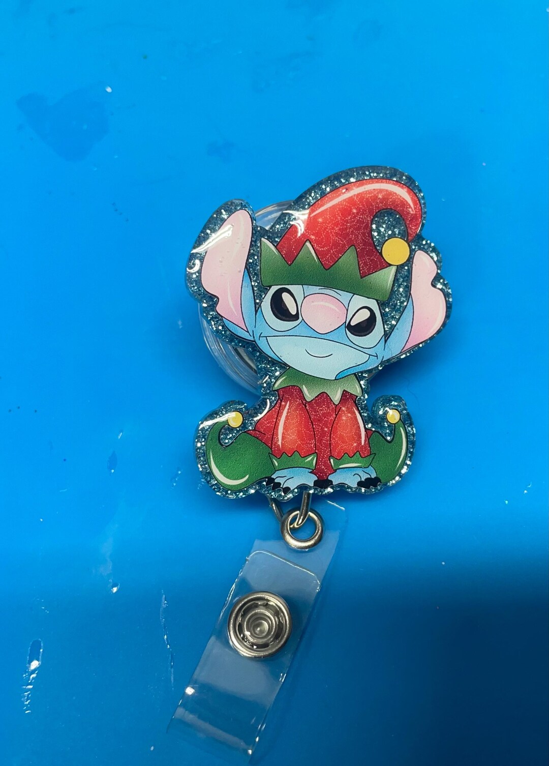 Blue Guy Elf Badge Reel - Etsy