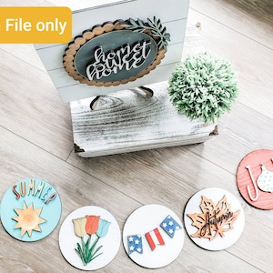 Shiplap Interchangeable Decor Bundle, SVG File, Laser, Glowforge ...