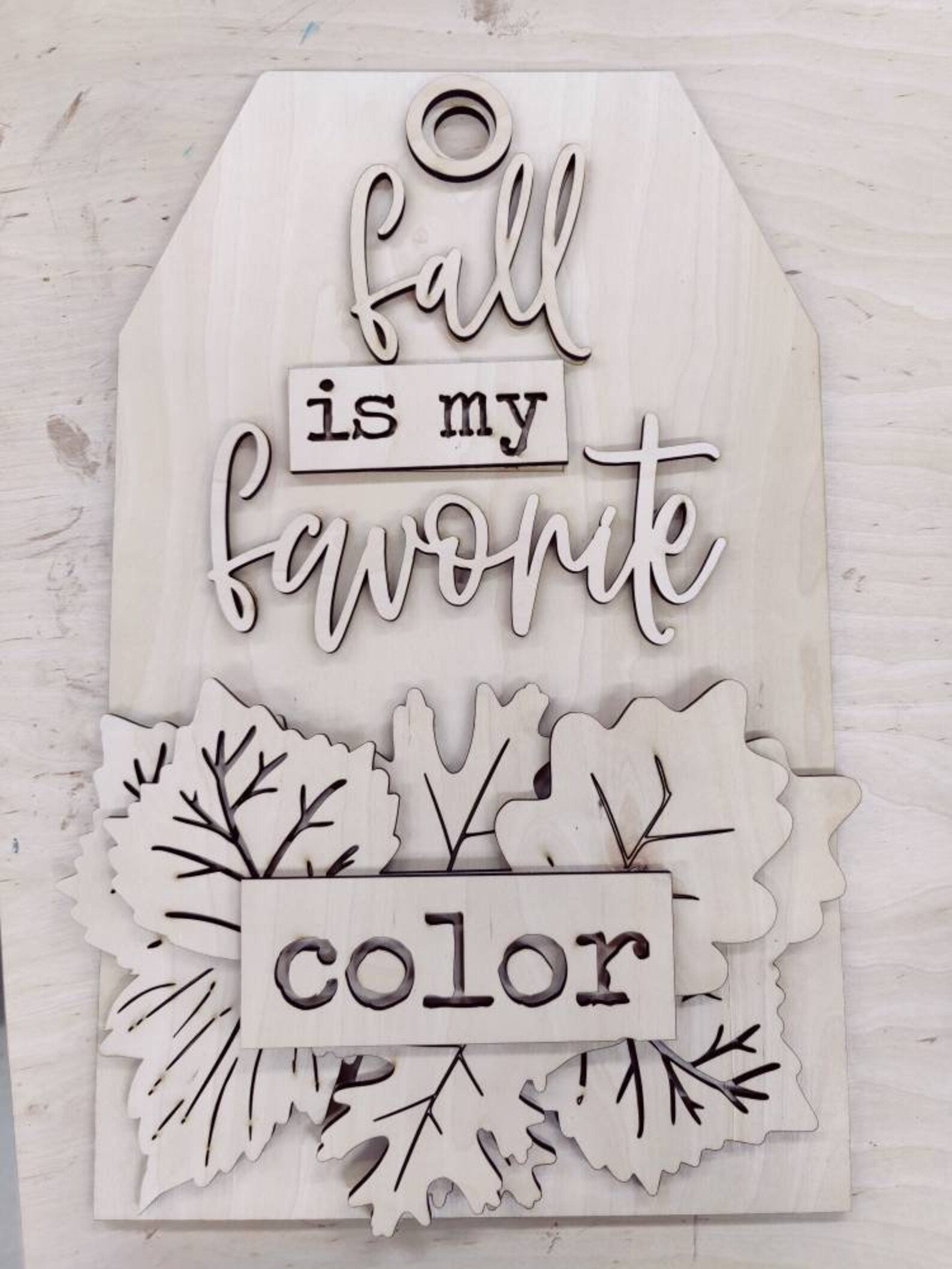 Fall is My Favorite Color SVG, Laser Cut File, Glowforge, Boss, Aeon ...