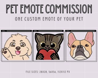 Custom Emote Commission for Twitch, Discord or Tiktok digital Item - Etsy