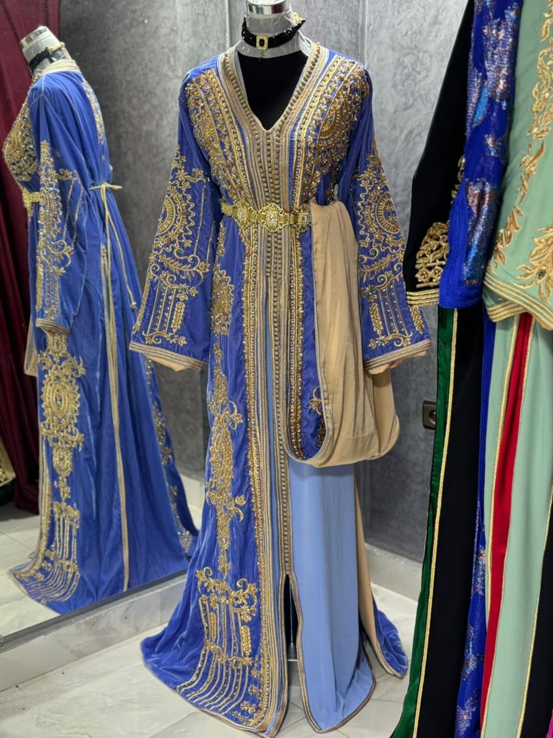 Moroccan Caftan Dress, Caftan for Women, Gift for Fiance, Moroccan ...