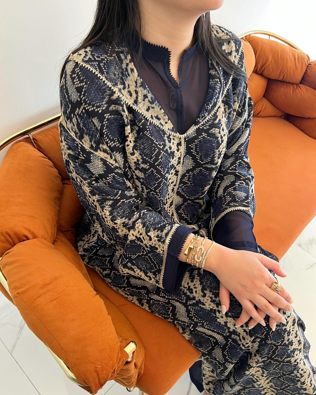 Chic Moroccan Jellaba Dress 2 Pieces - Ramadan Collection 2025 Jallaba ...