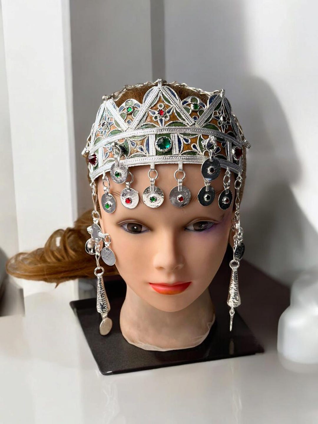 Amazigh Crown From Sousse - Ethnic Berber Crown Jewelry, Handcrafted ...
